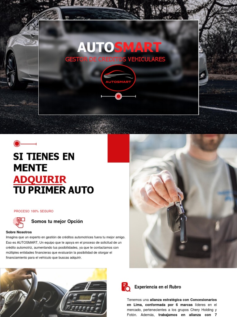 AutoSmart: Crédito Vehicular Seguro | PDF | Bancos | Business