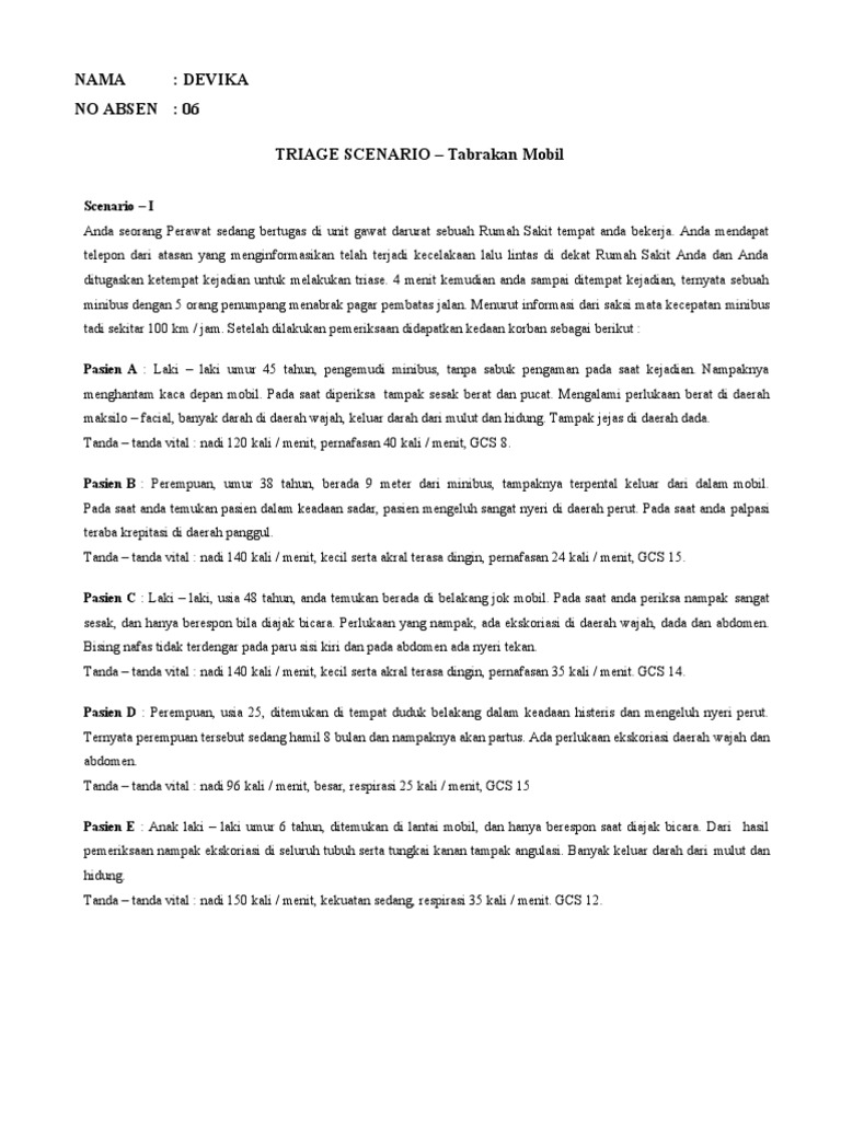 Triage Scenario 2 | PDF