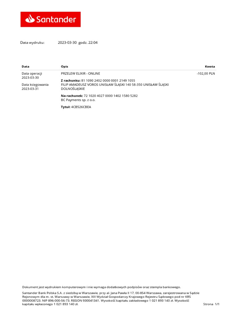 Transfer 20230330 | PDF