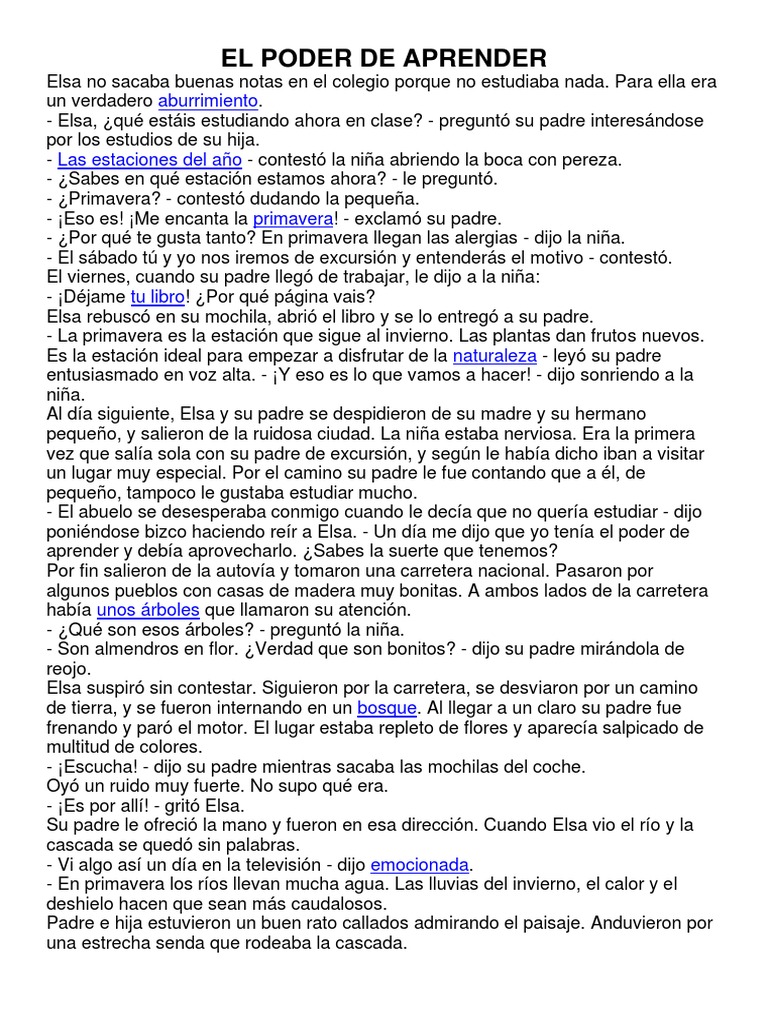 El Poder de Aprender: Aburrimiento | PDF