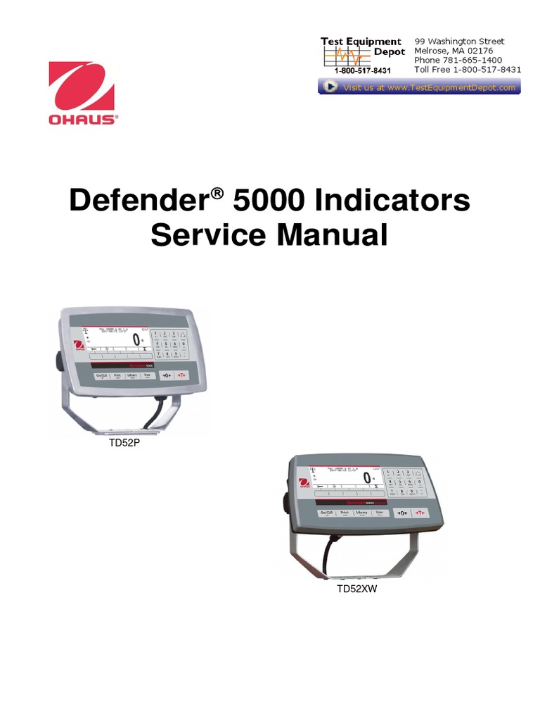 Defender 5000 Indicators Service Manual | PDF | Electrical Connector ...
