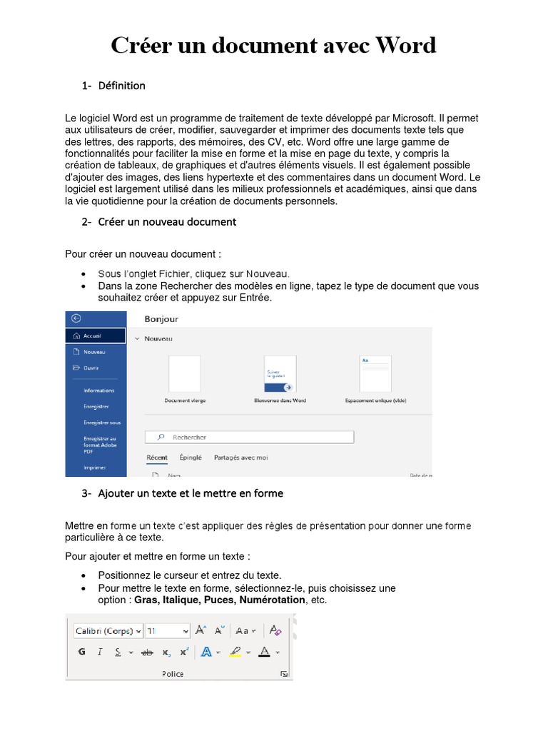 Guide Word | PDF | Microsoft Word | Informatique