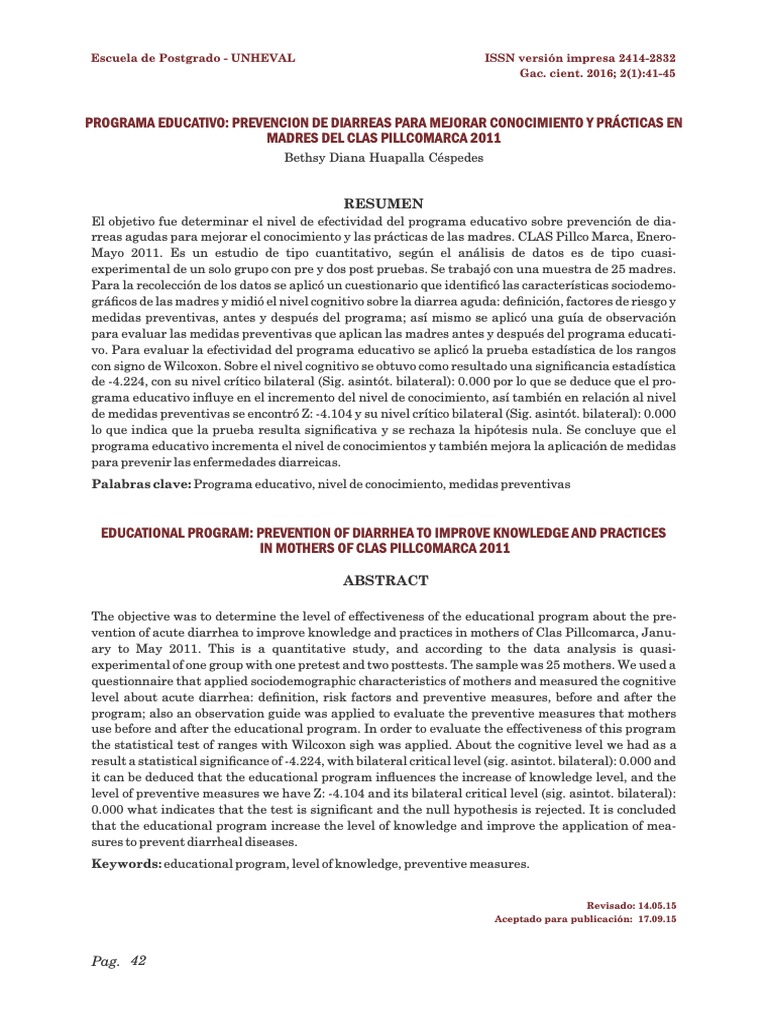 EDAS | PDF | Aprendizaje | Diarrea