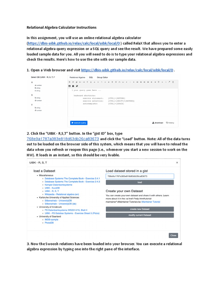 Relax Instructions | PDF
