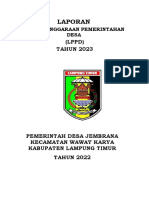 DOKUMEN LAPORAN KEPALA DESA (LPPDES DAN LKPJ KEPALA DESA) TAHUN 2025 | PDF
