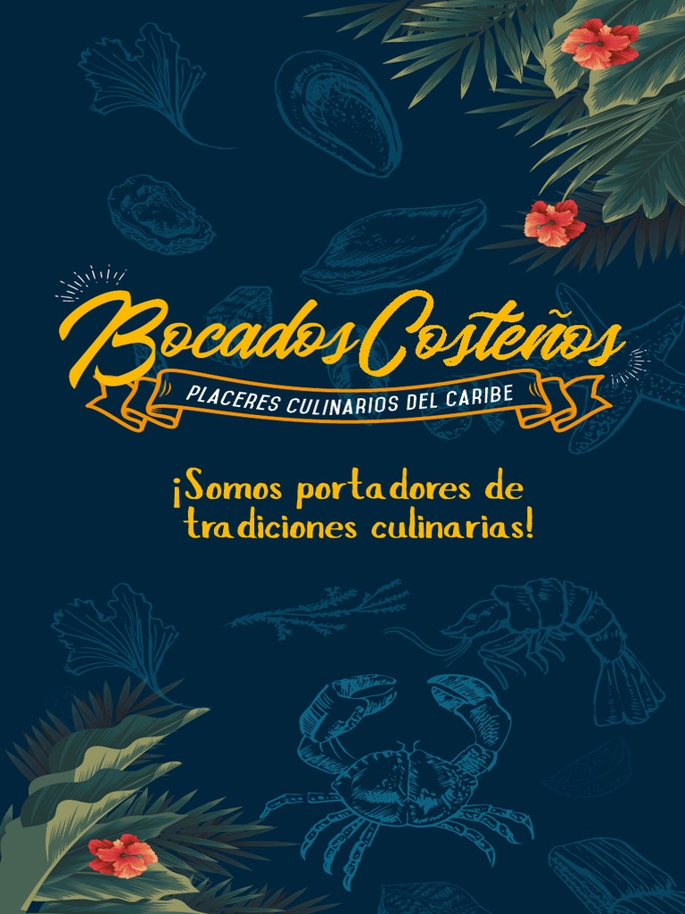 Menu BOCADOS COSTEÑOS 2022-2023 | PDF | Mariscos | Alimentos