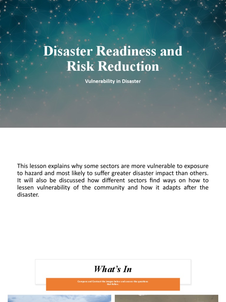 DRR W-4 | PDF | Vulnerability | Hazards