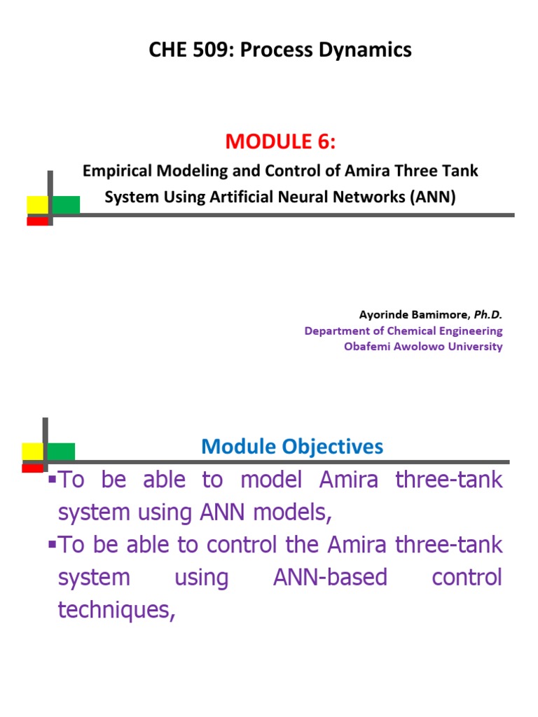 Week 6 Module 6 Part 2 Nn Models Of Three Tank System1 Pdf Applied Mathematics Cybernetics 