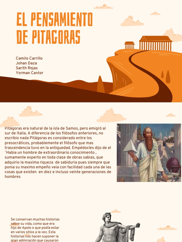 Filosofía y Pensamiento de Pitágoras | PDF | Pitágoras