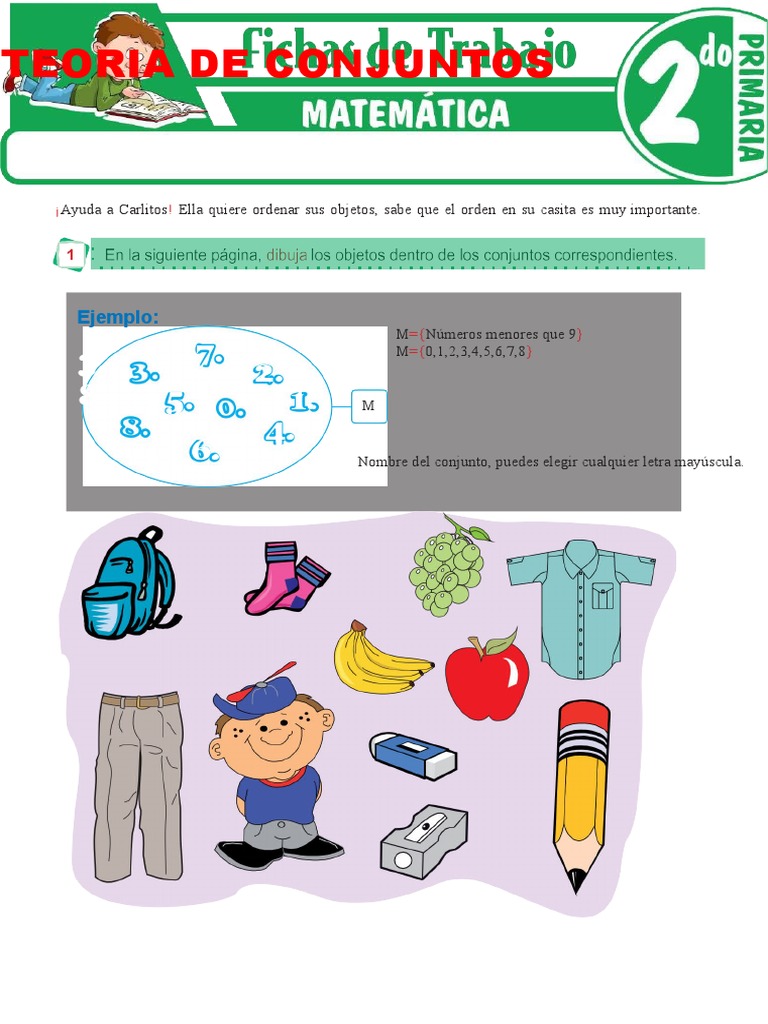 Teoria de Conjuntos para Segundo Grado de Primaria | PDF