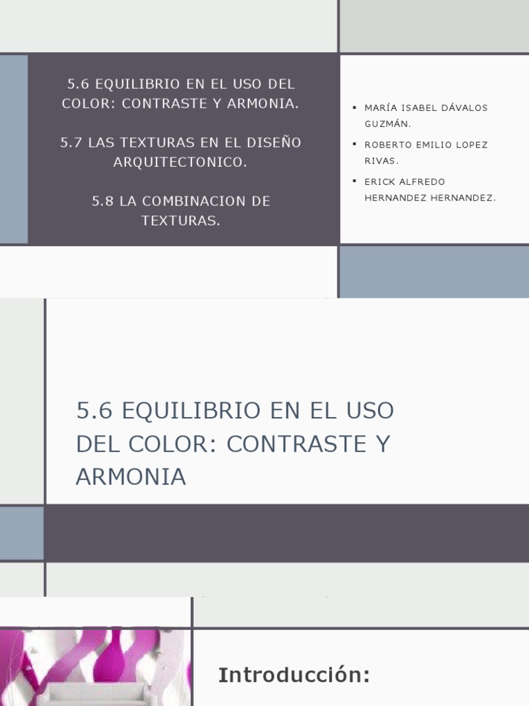 Colores y Textura Elementos Del Diseño | PDF | Color | Gráficos