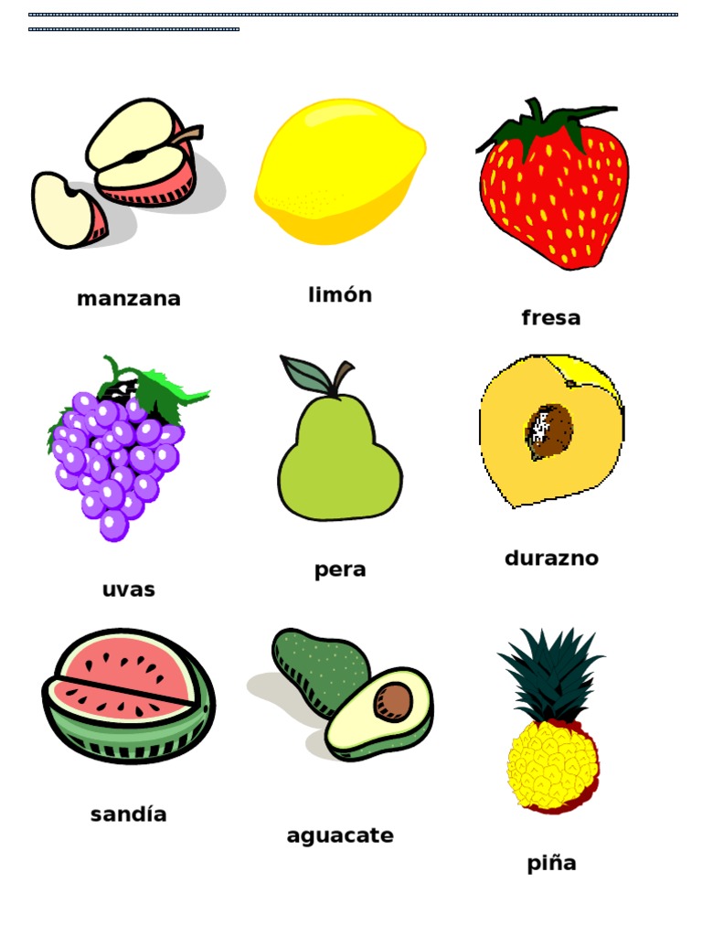 Loteria de Frutas y Verduras | Agronomía | Plantas Domesticadas ...