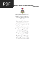 Letra Del Himno A Quito | PDF | Viajes y turismo