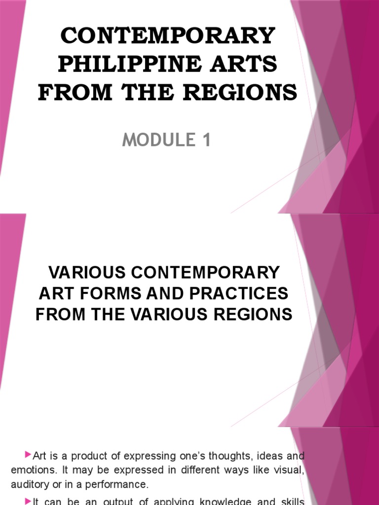 Contemporary Art Forms | PDF | The Arts | Paintings