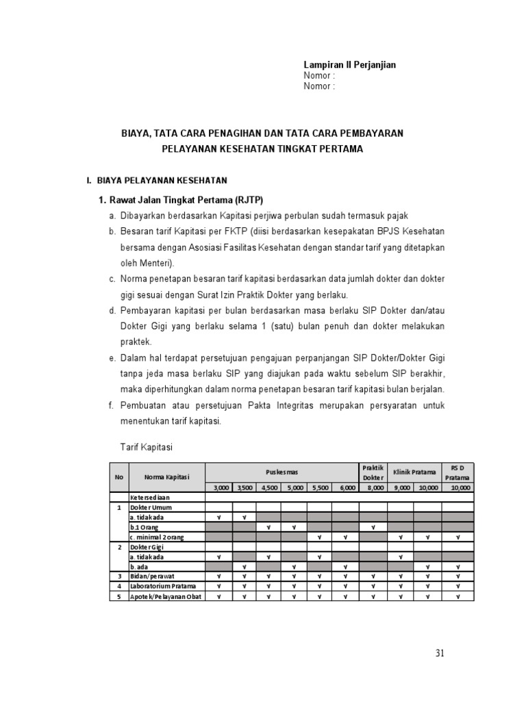 Klaim Non Kapitasi Dan Promkes | PDF