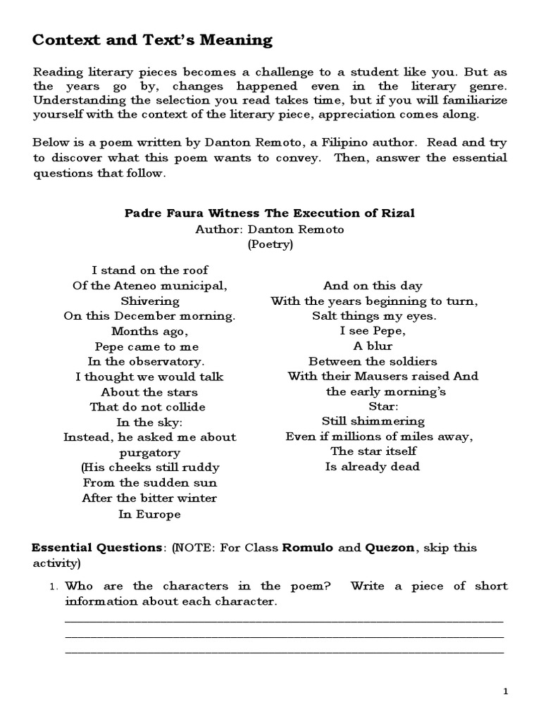 Module 3 | PDF | Poetry | Writers