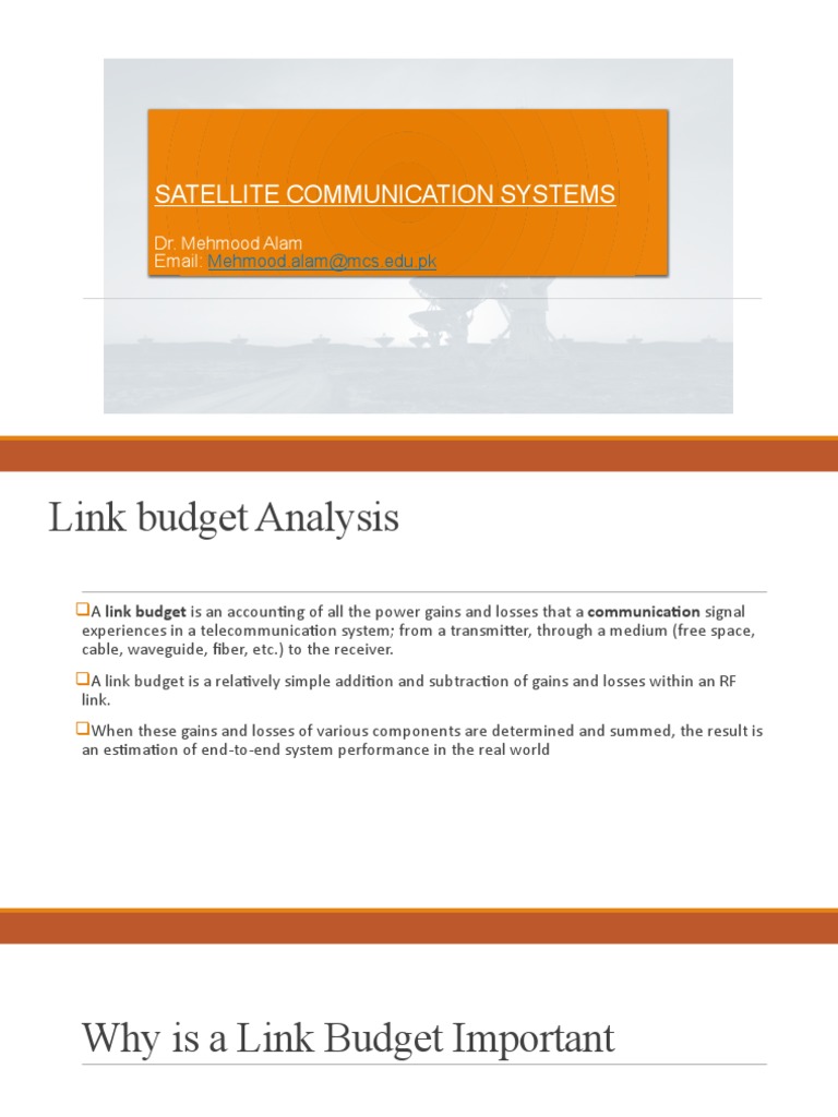 SatComm Lec6 | PDF | Antenna (Radio) | Electromagnetism