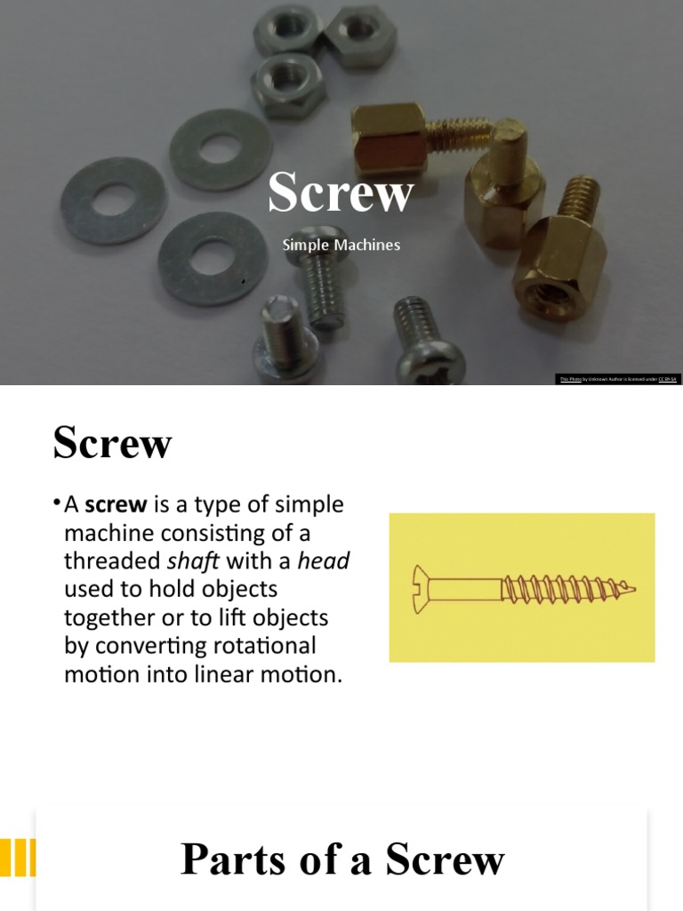 Science 6 Screw | PDF