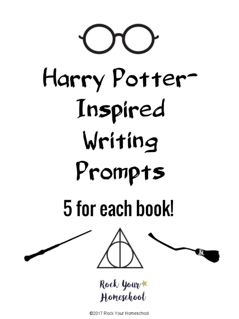 Free Harry Potter-Inspired Writing Prompts Printable Pack | PDF ...