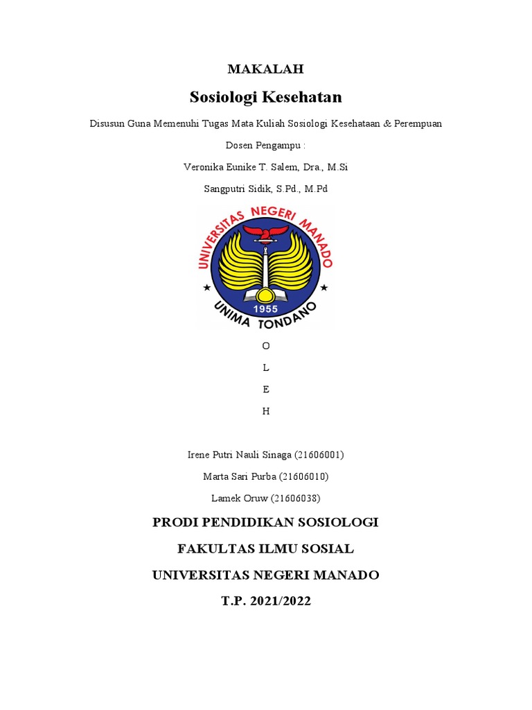 Sosiologi Kesehatan Pdf