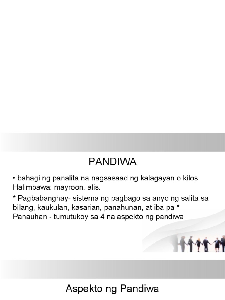PANDIWA Notes | PDF