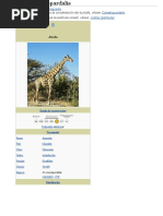 Historia de Las Jirafas | PDF | Evolución