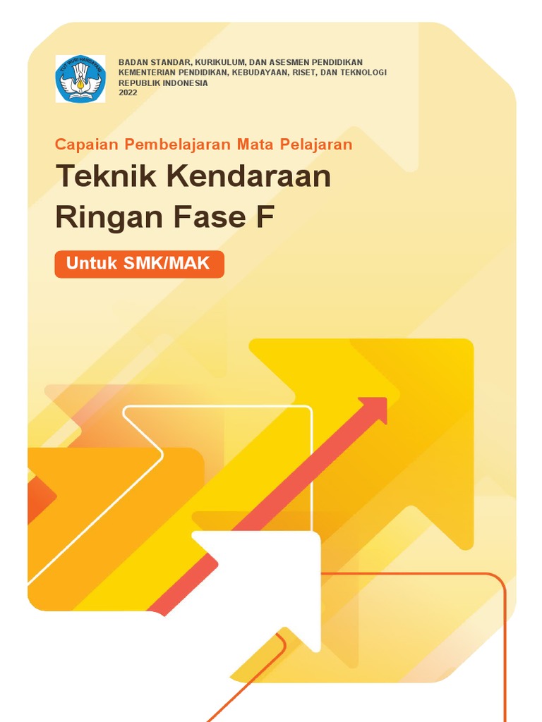 CP FASE F Mata Pelajaran Teknik Kendaraan Ringan | PDF | Teknologi & Rekayasa