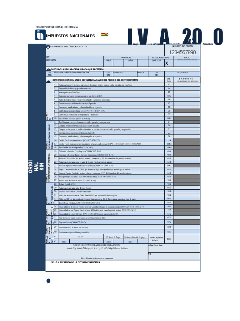 Formulario 200 IVA | PDF | Impuestos | Economias
