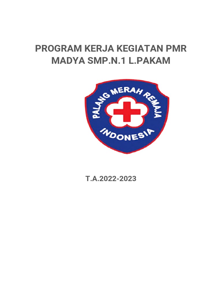 Program Kerja Kegiatan PMR Madya SMP | PDF