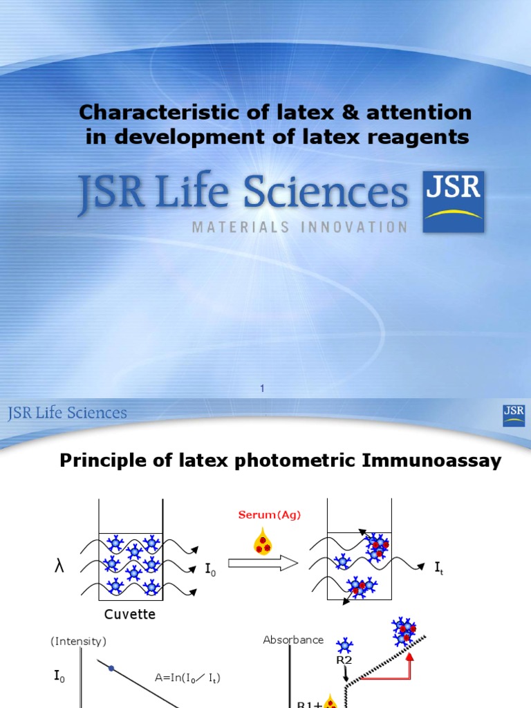 Characteristic of Latex & Attention in Development of Latex Reagents ...