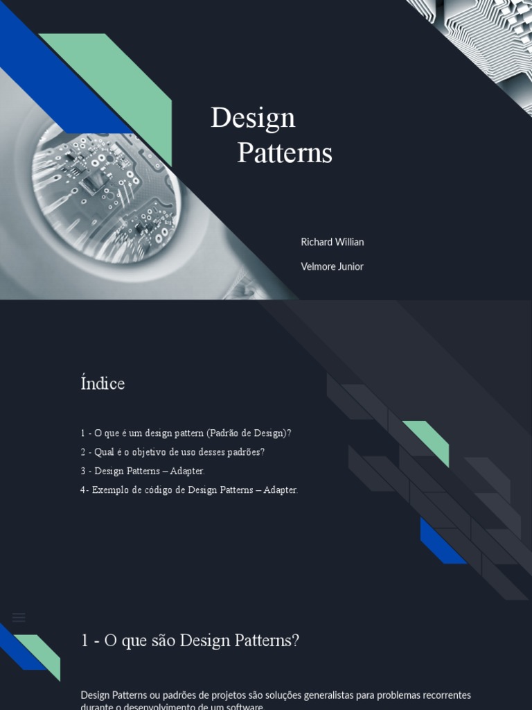 Introdução a Design Patterns | PDF | Padrão de design de software ...