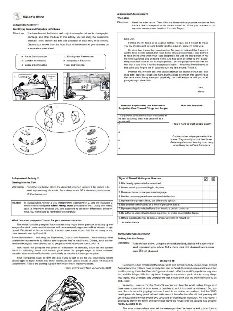 Additional Activity | PDF Additional Activity | PDF