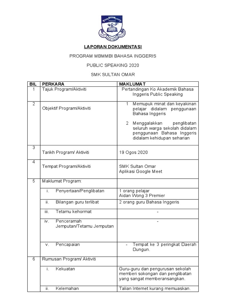 Laporan Dokumentasi | PDF