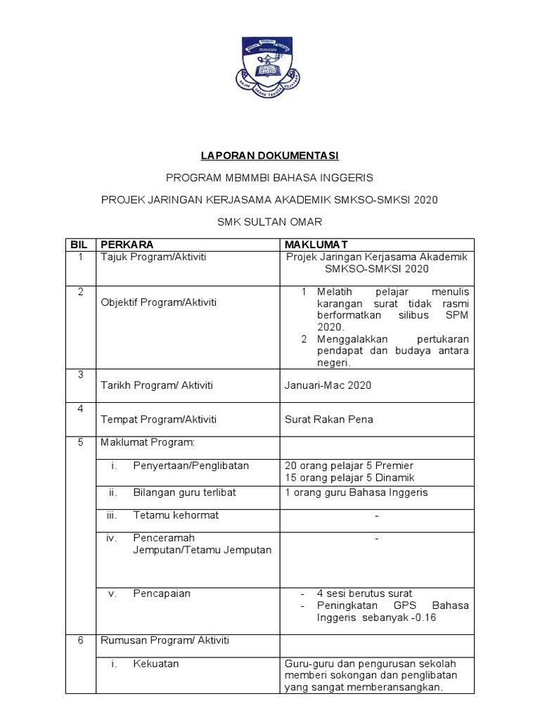 Laporan Dokumentasi | PDF