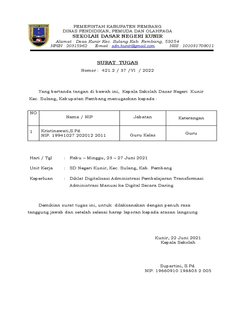 Diklat Digitalisasi Administrasi Pembelajaran Transformasi Administrasi ...