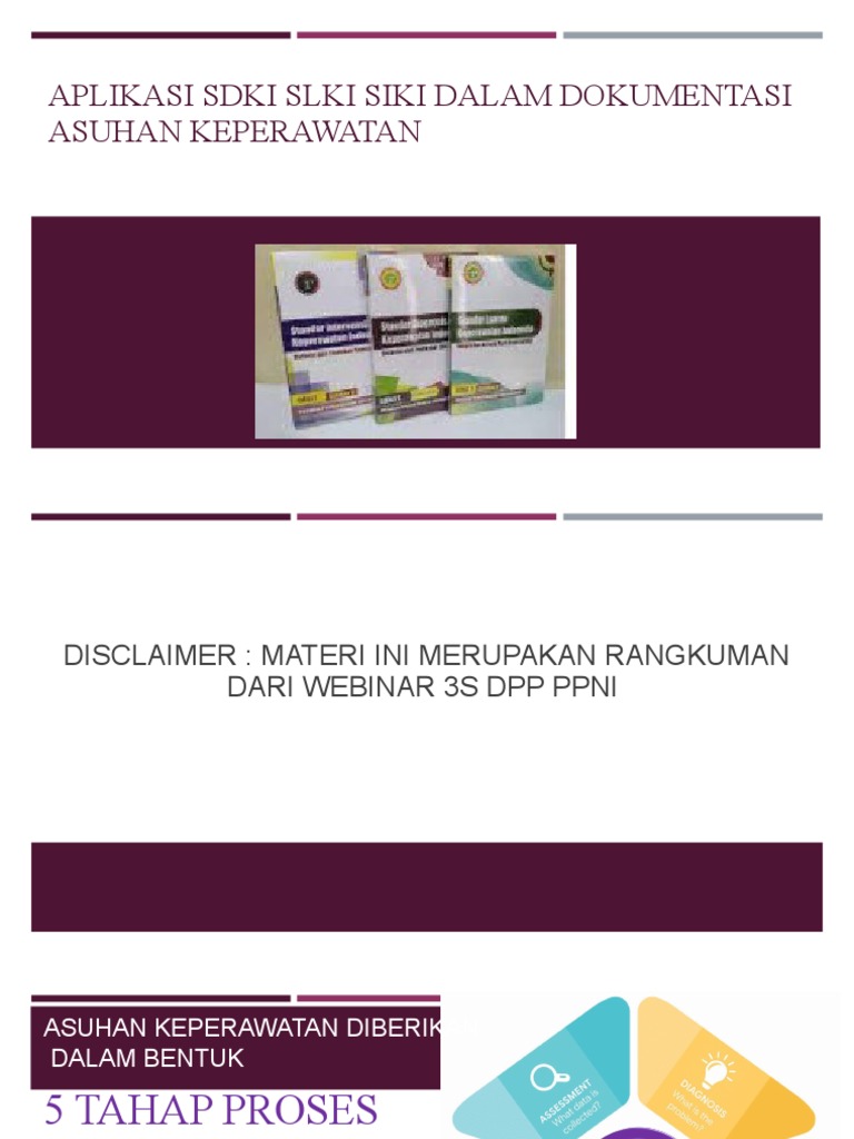 Aplikasi Sdki Slki Siki Dalam Dokumentasi Asuhan Keperawatan | PDF