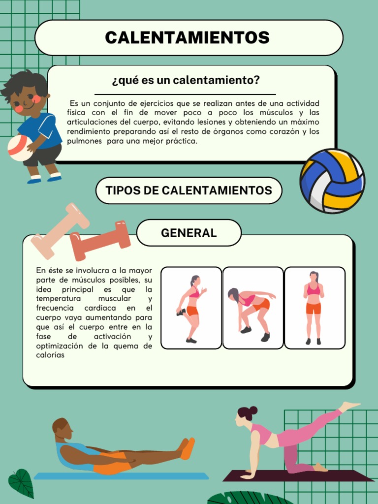 Tipos de Calentamientos para Ejercicio | PDF