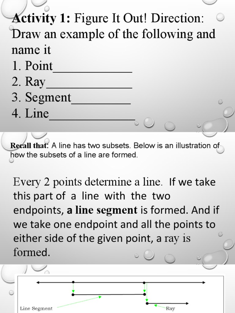 MATH 7-WEEK 4-BASIC GEOMETRIC CONSTRUCTIONS (Autosaved) | PDF | Line ...