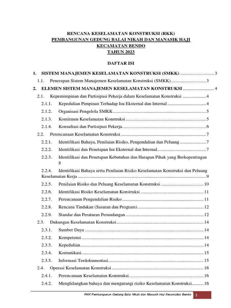 RKK Kua Bendo 2023 | PDF