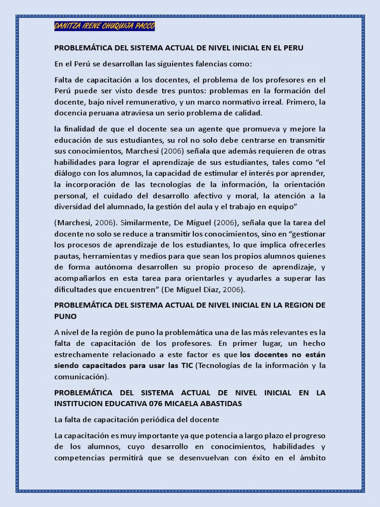 Danitza Irene Chuquija Pacco | PDF