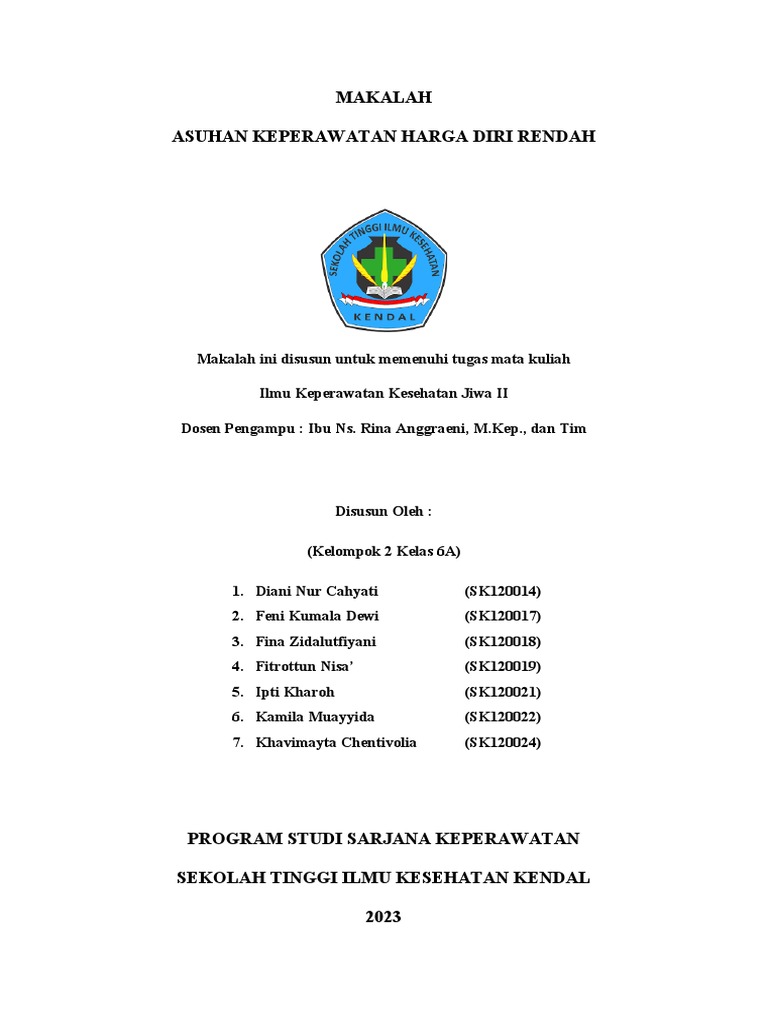 Kel 2 PSIK 6A IKKJ 2 Makalah AsKep HDR | PDF