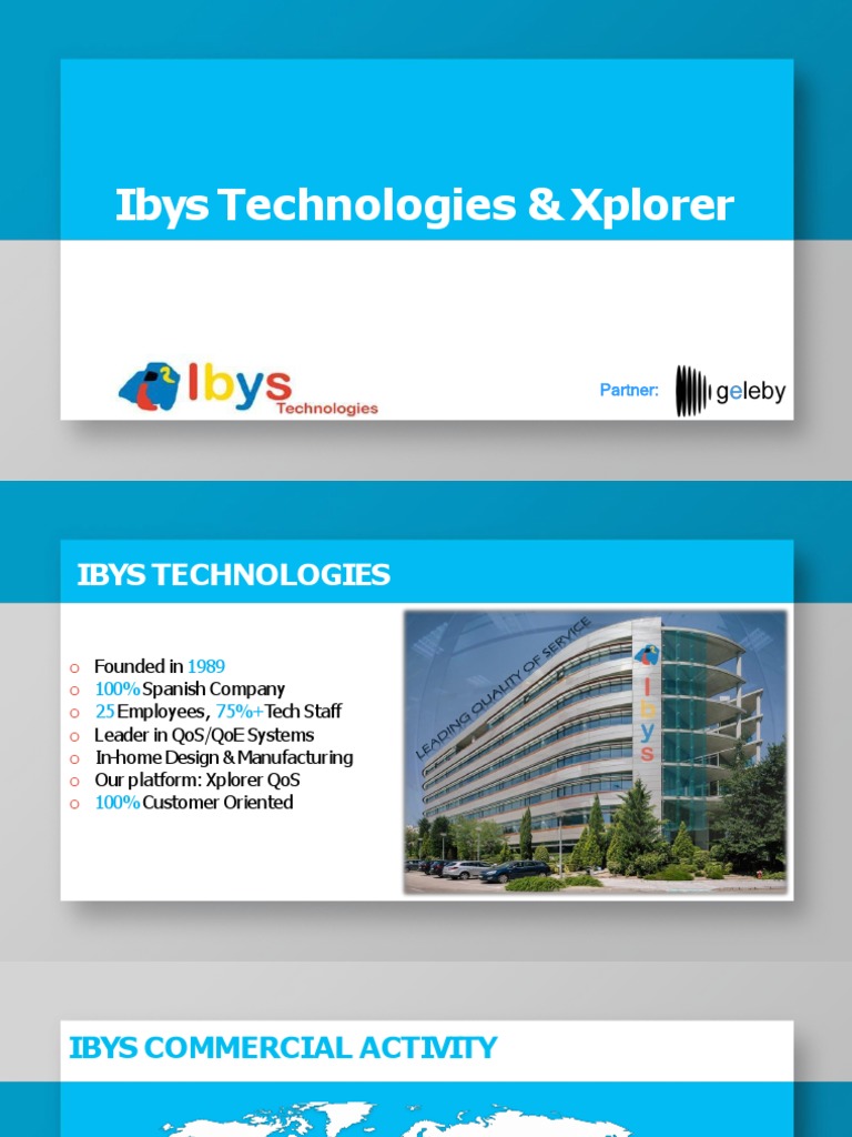 Ibys - Xplorer Test Platform | PDF | Lte (Telecommunication) | Computer ...