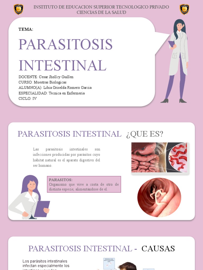 Parasitosis Intestinal: Tema | PDF | Ciencias de la Salud | Epidemiología