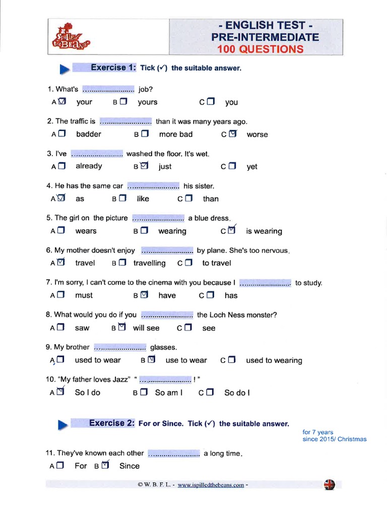 Test Anglais - 230321 - 083950 | PDF