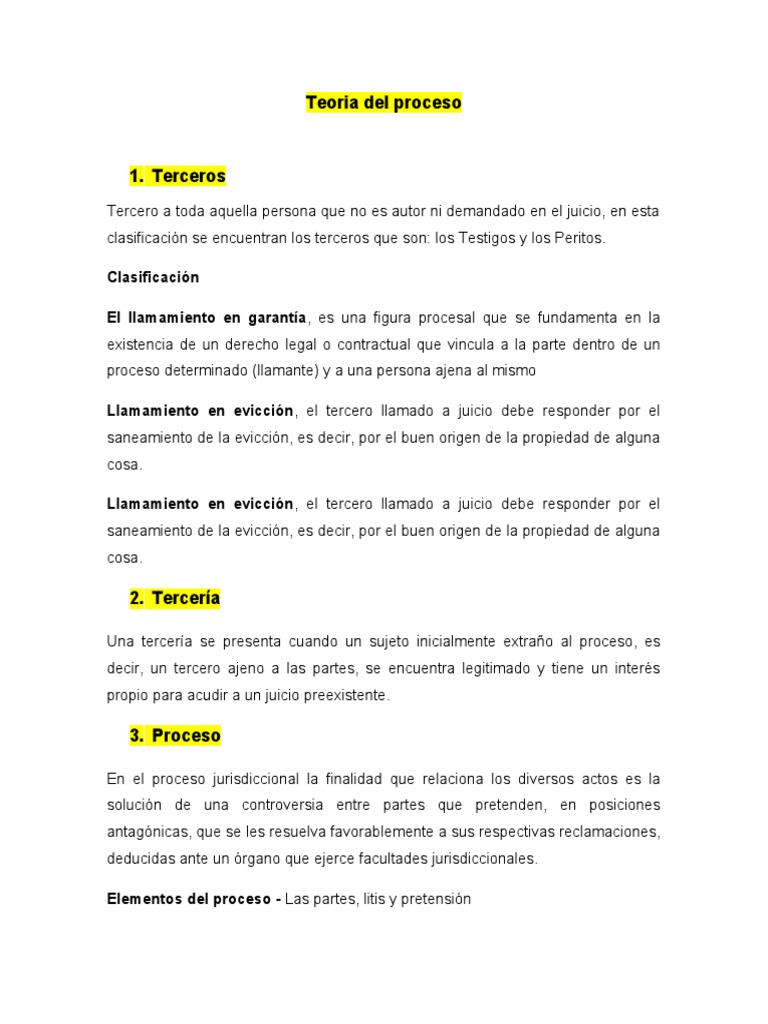 Apuntes Teoria Del Proceso - Final Ale 3A | PDF | Sentencia (ley ...