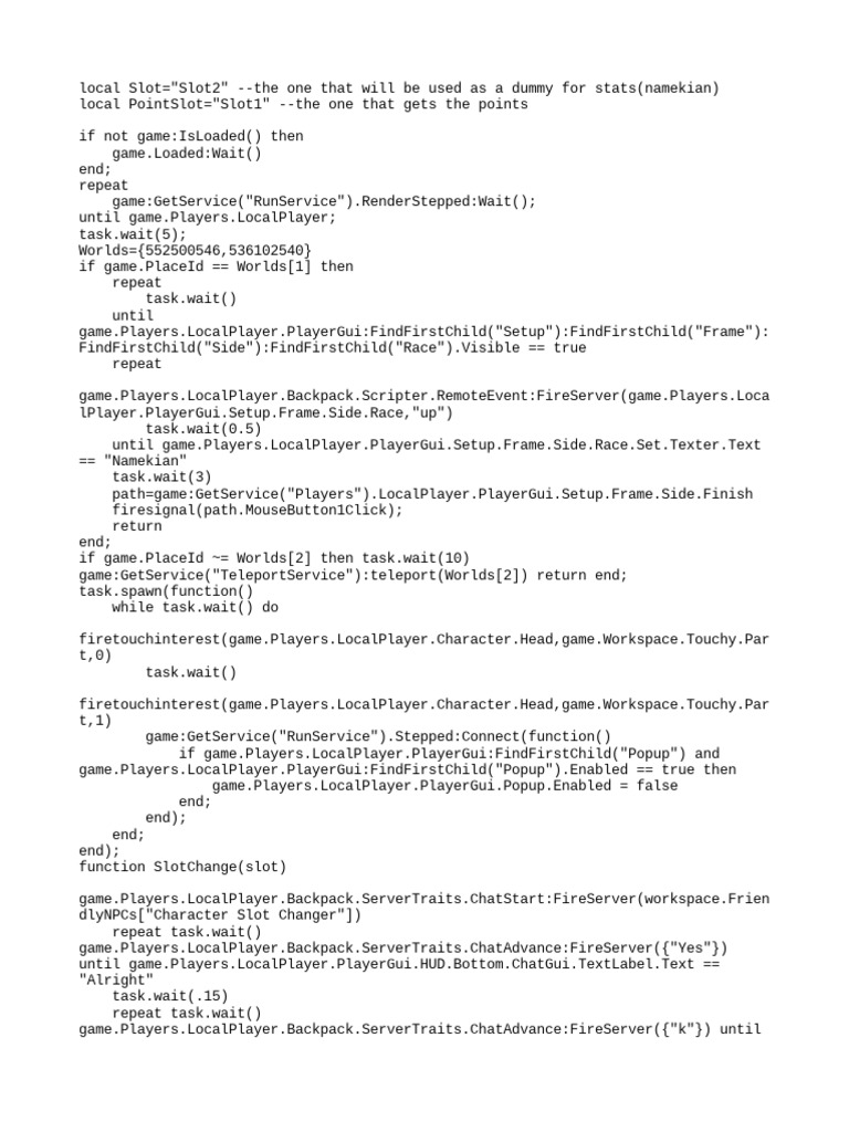 Inf Stat - Lua | PDF | Hobbies