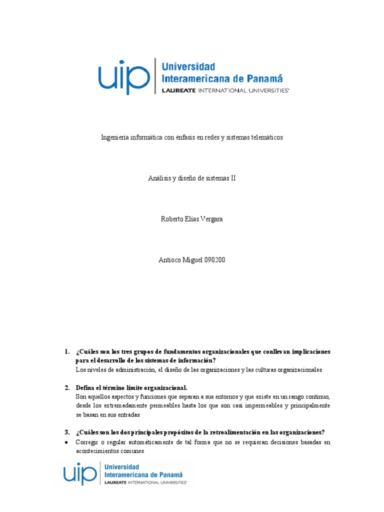 Cuestionario | PDF | Planificación de recursos empresariales | Informática