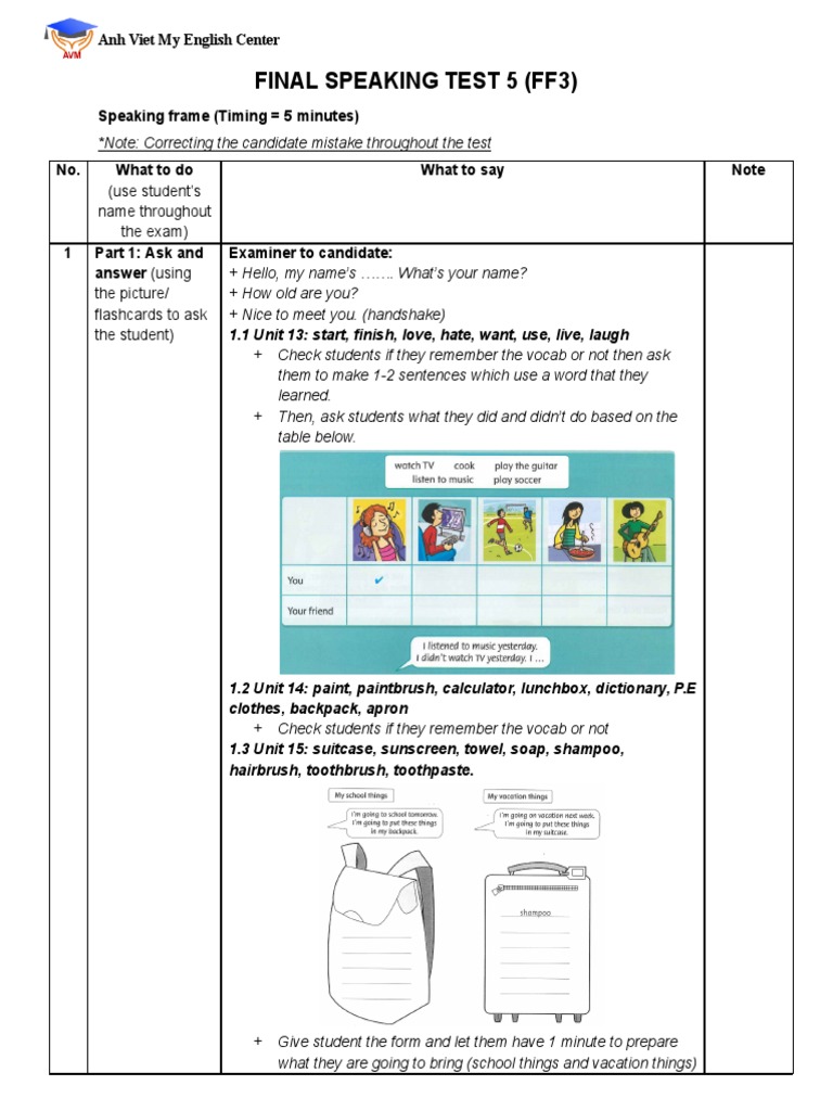 Speaking Frame Final 5 FF3 | PDF | Cognition