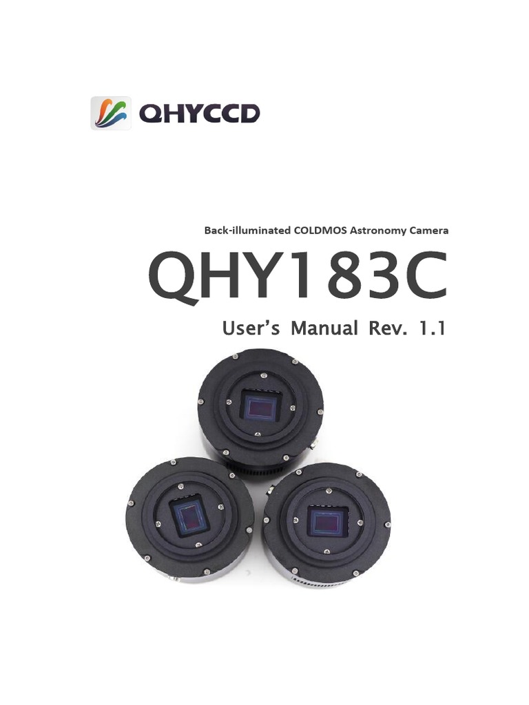 QHY183C Manual EN | PDF | Color Balance | Pixel