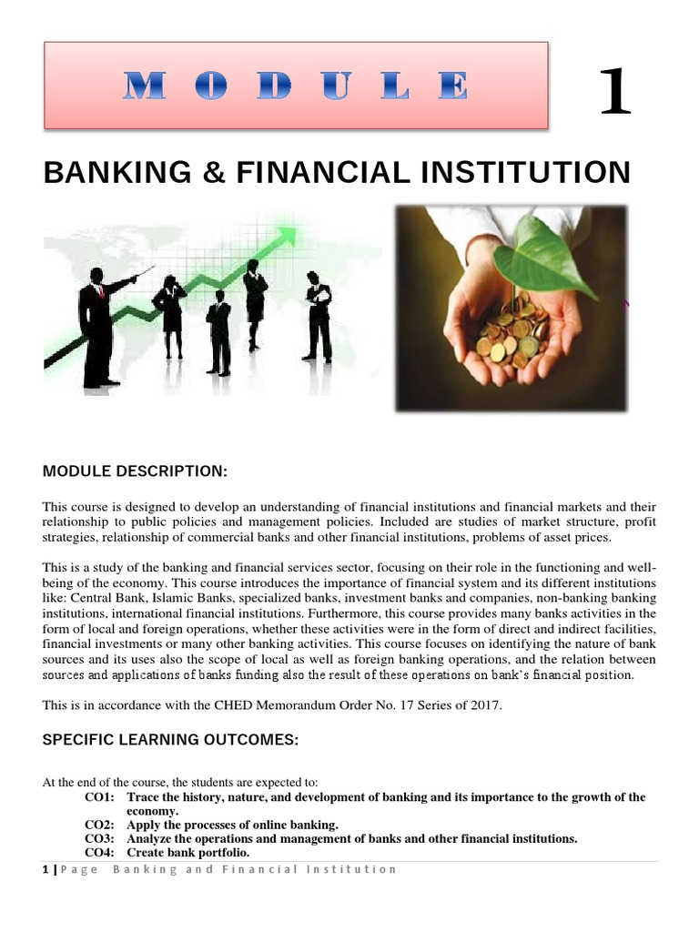 Module Part 1.0 | PDF | Banks | Corporations